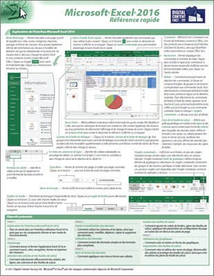 Excel 2016 - Référence rapide – Digital Content Factory Ltd.