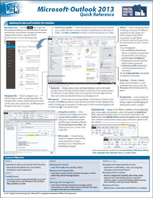 Outlook 2013 - Quick Reference Guide – Digital Content Factory Ltd.