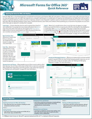 Forms for Office 365 - Quick Reference – Digital Content Factory Ltd.