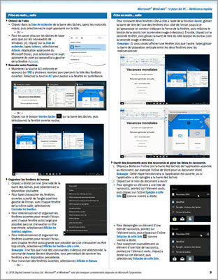 Windows 10 pour les PC - Référence rapide – Digital Content Factory Ltd.