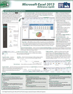 Excel 2013 - Référence rapide – Digital Content Factory Ltd.